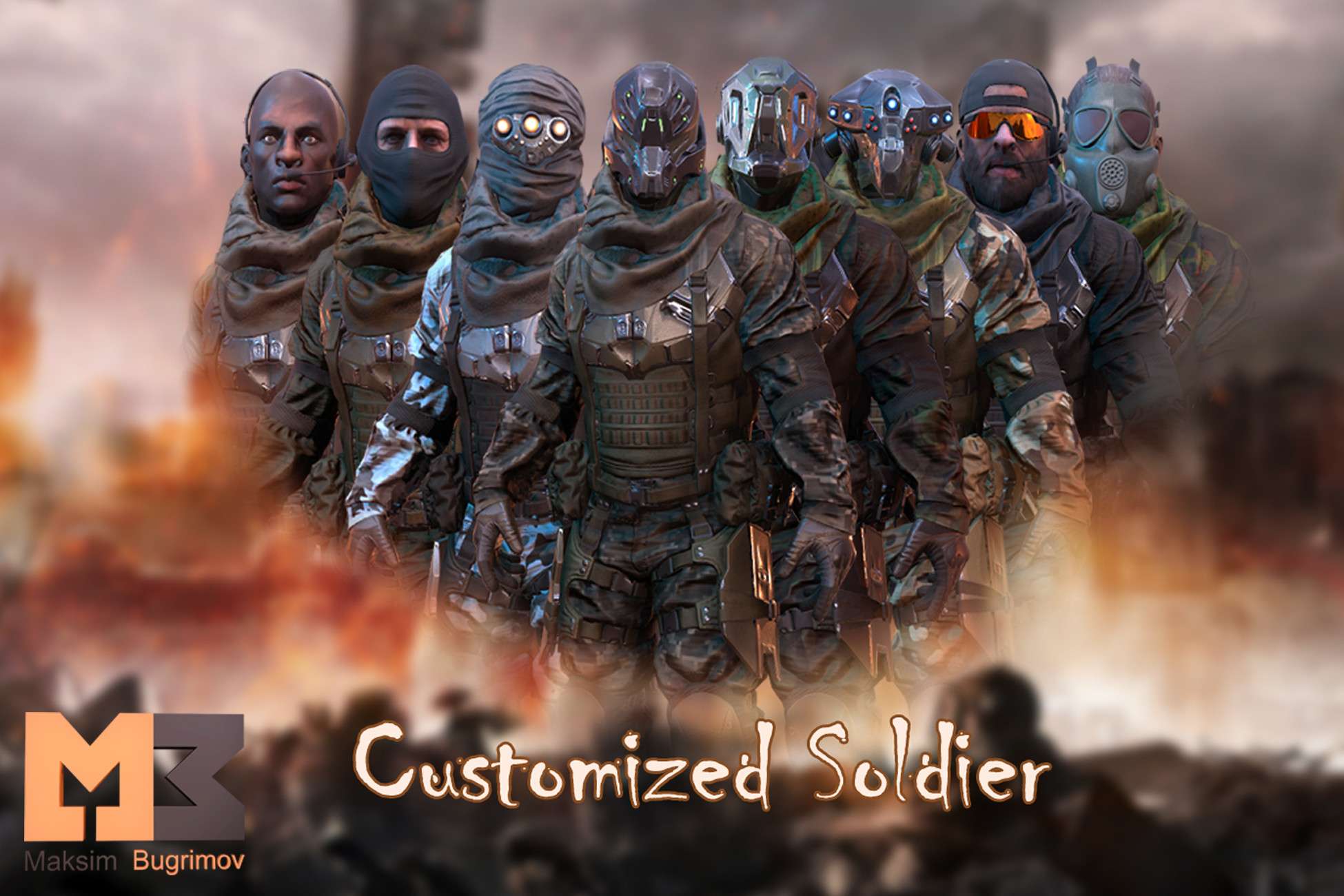 PBR Customized Soldier - Free Download | Unity Asset Collection