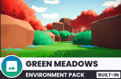 Download Green Meadows – Stylized Environment (Built-in) - Free Unity Asset